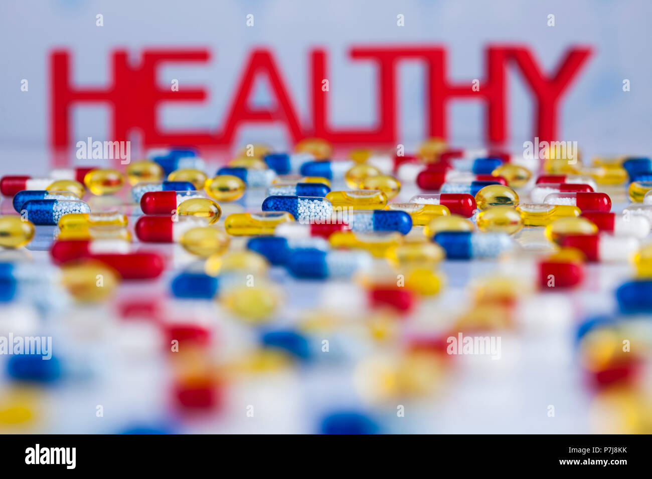 Pills, Tablets, Capsule, Medical background Stock Photo - Alamy