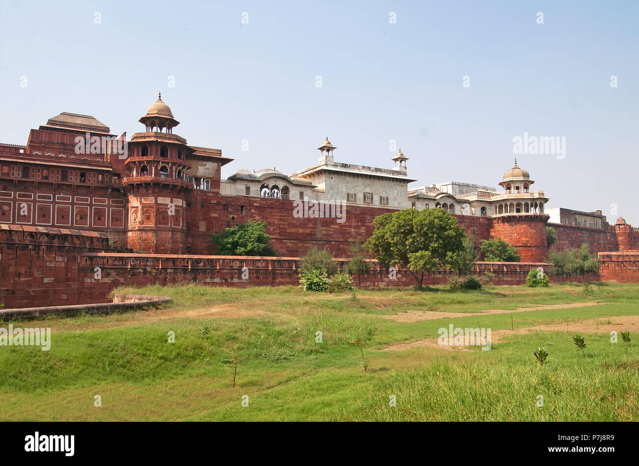 Agra Fort or Red Fort in Agra, India Stock Photo - Alamy