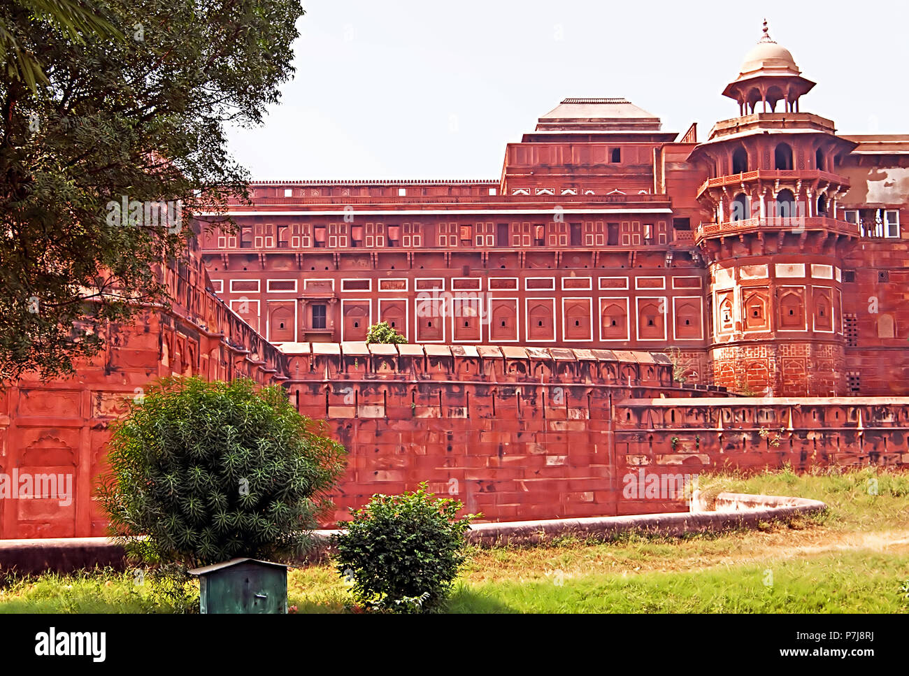 Part of Agra Fort, India Stock Photo - Alamy