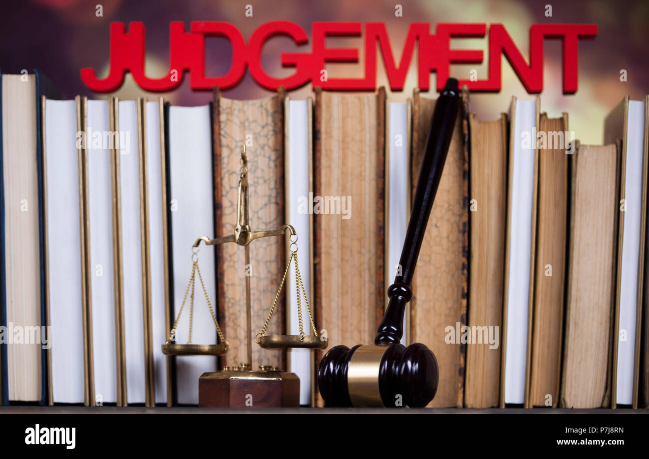 Law and justice concept, legal code and scales Stock Photo - Alamy