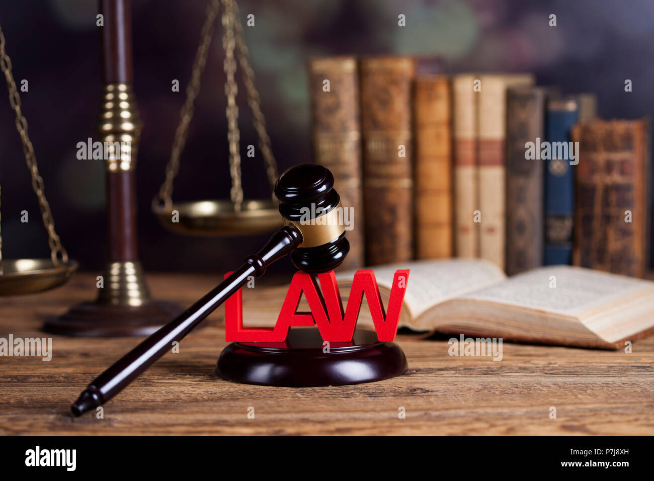 Law and justice concept, legal code and scales Stock Photo - Alamy