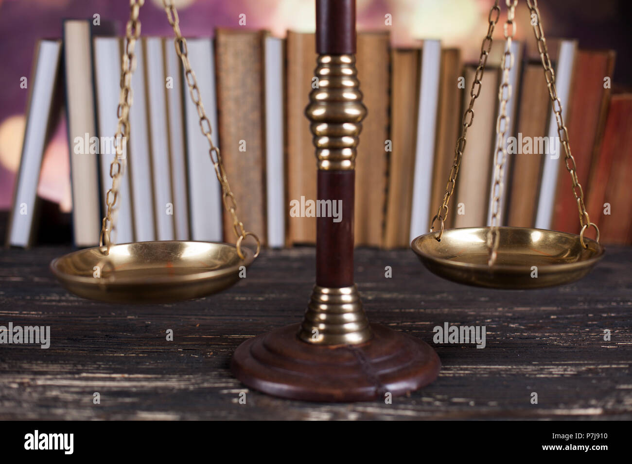 Law and justice concept, legal code and scales Stock Photo - Alamy