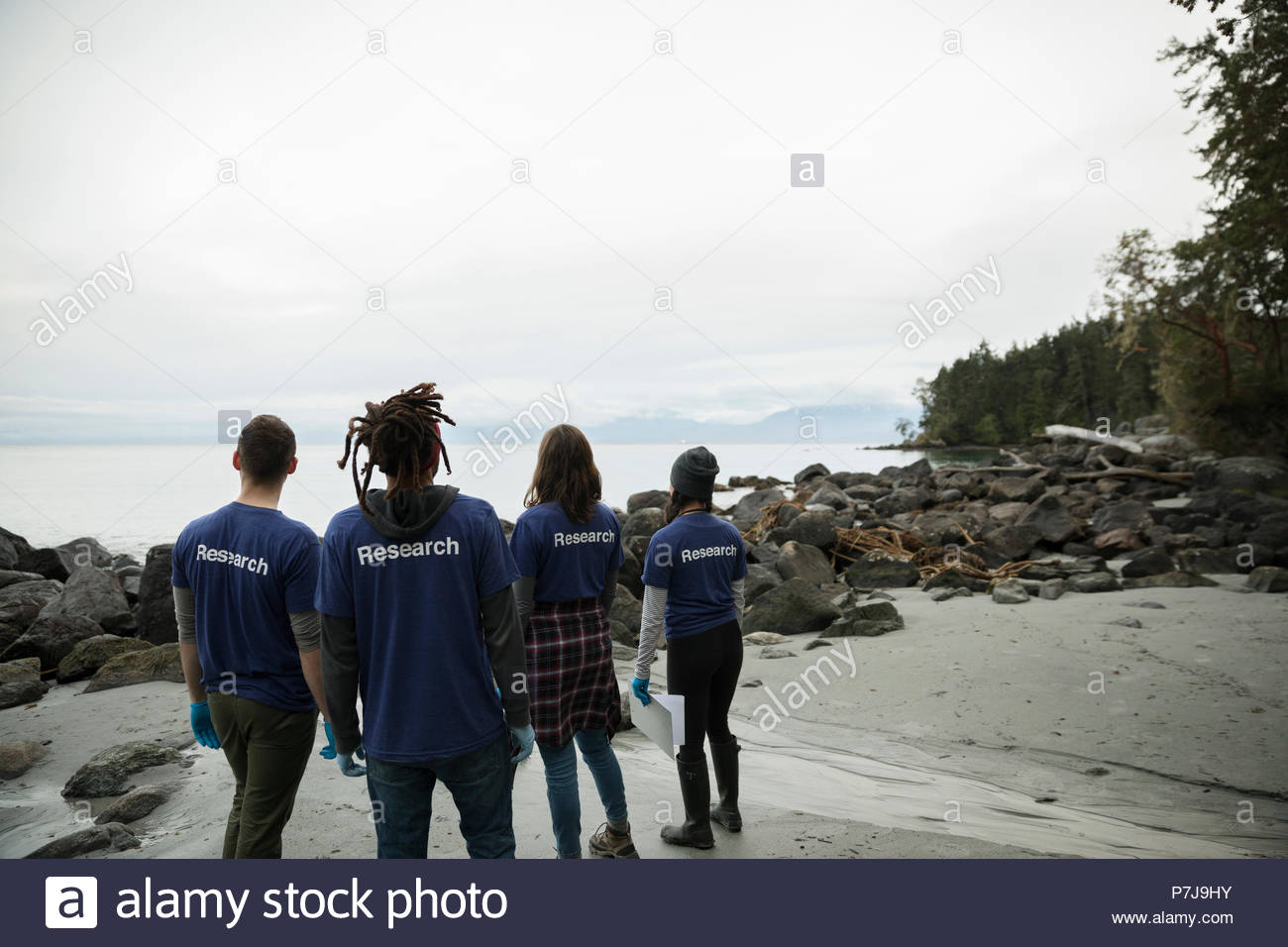 Environmental scientist beach hi-res stock photography and images - Alamy