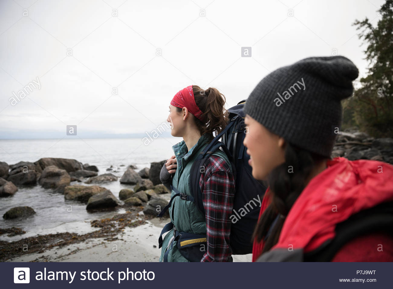 Backpacking beach hi-res stock photography and images - Alamy