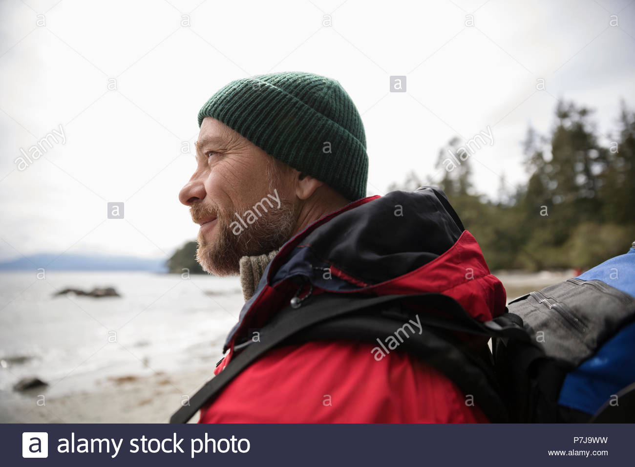Backpacking beach hi-res stock photography and images - Alamy
