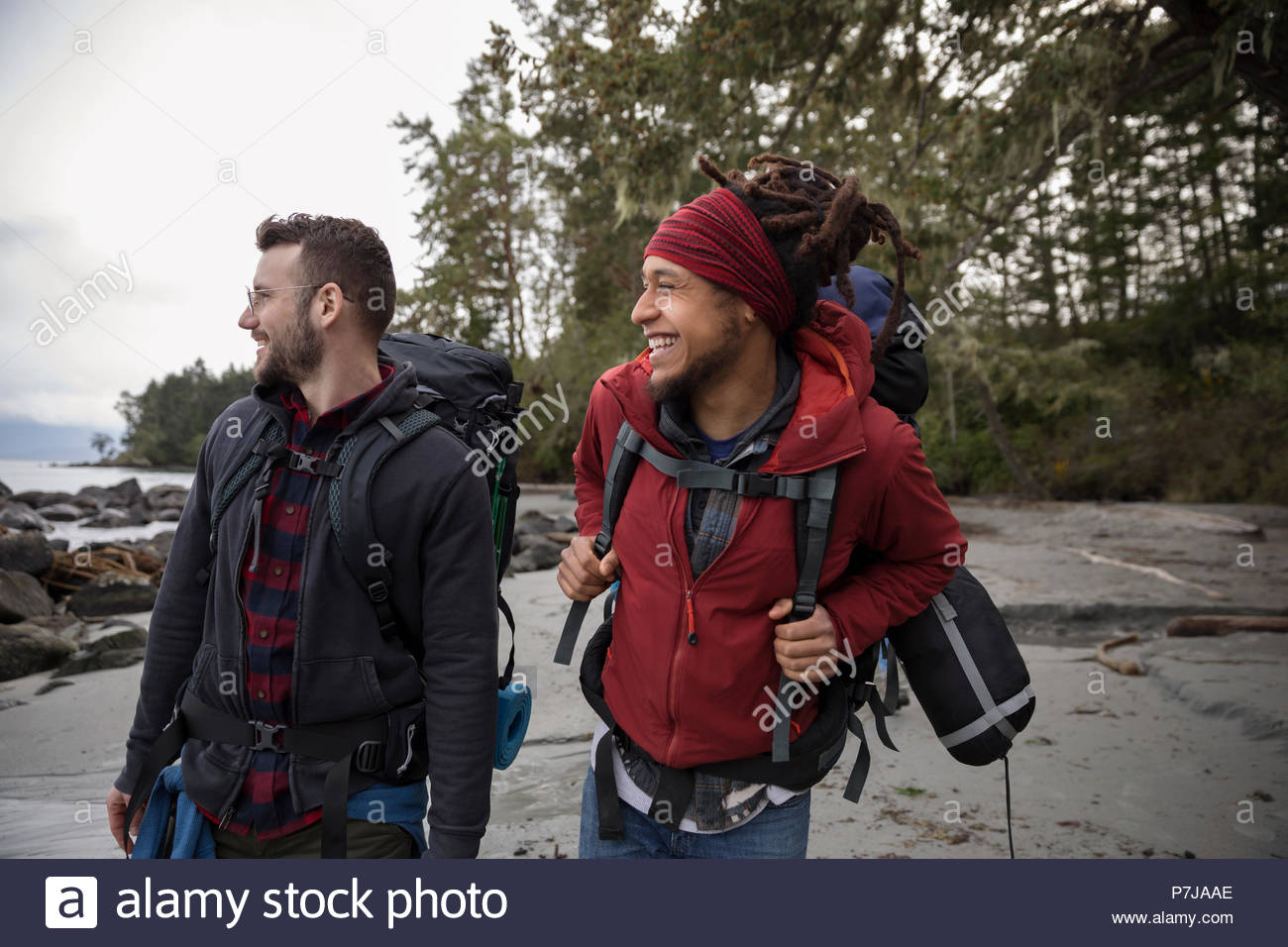 Backpacking beach hi-res stock photography and images - Alamy
