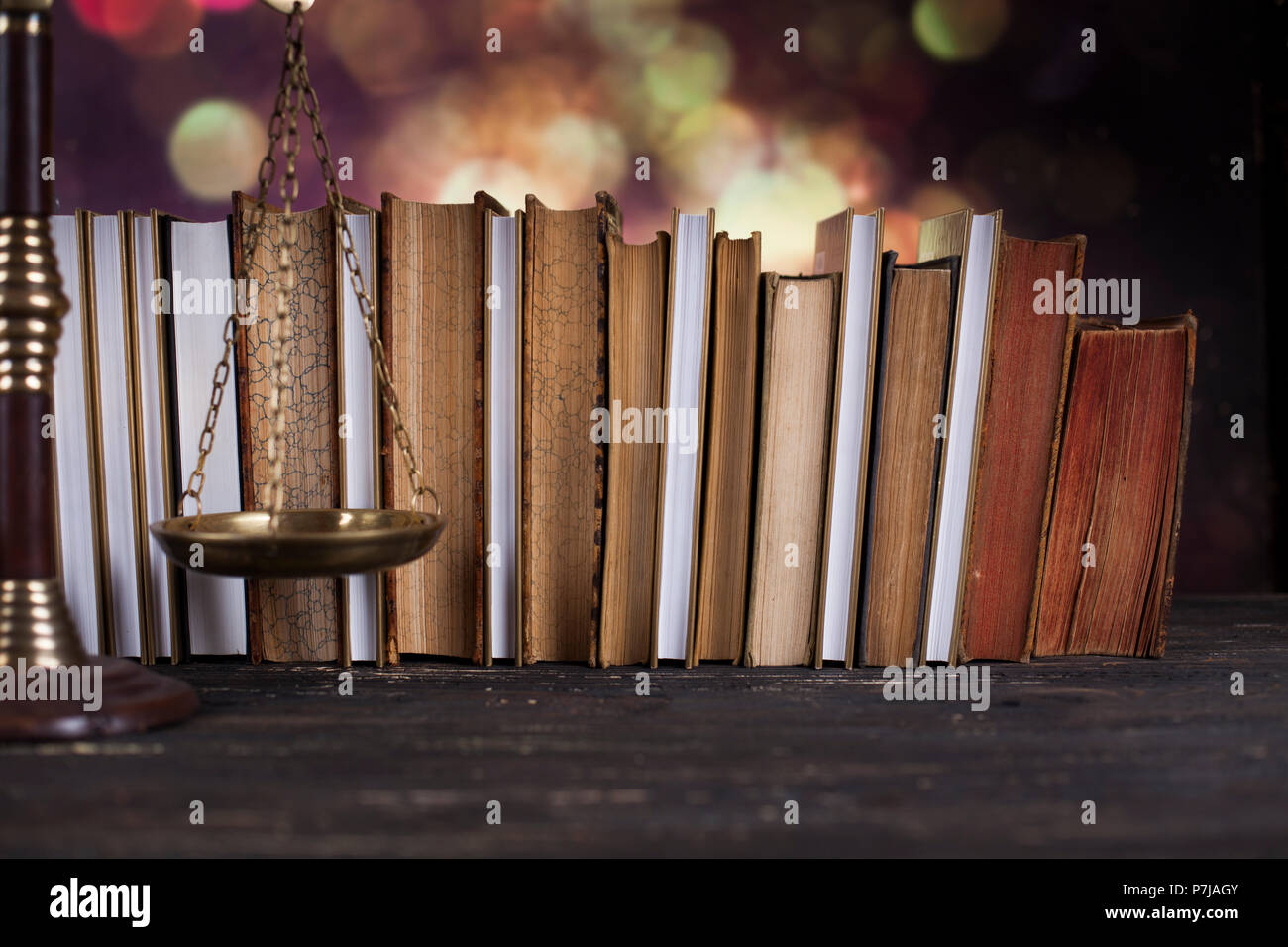 Law and justice concept, legal code and scales Stock Photo - Alamy