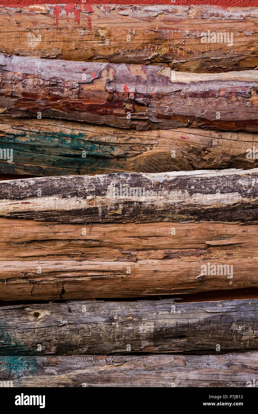 Rustic weathered old wood texture background Stock Photo - Alamy