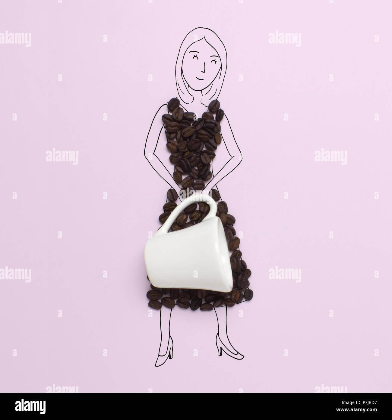 Handbag drawing hi-res stock photography and images - Alamy