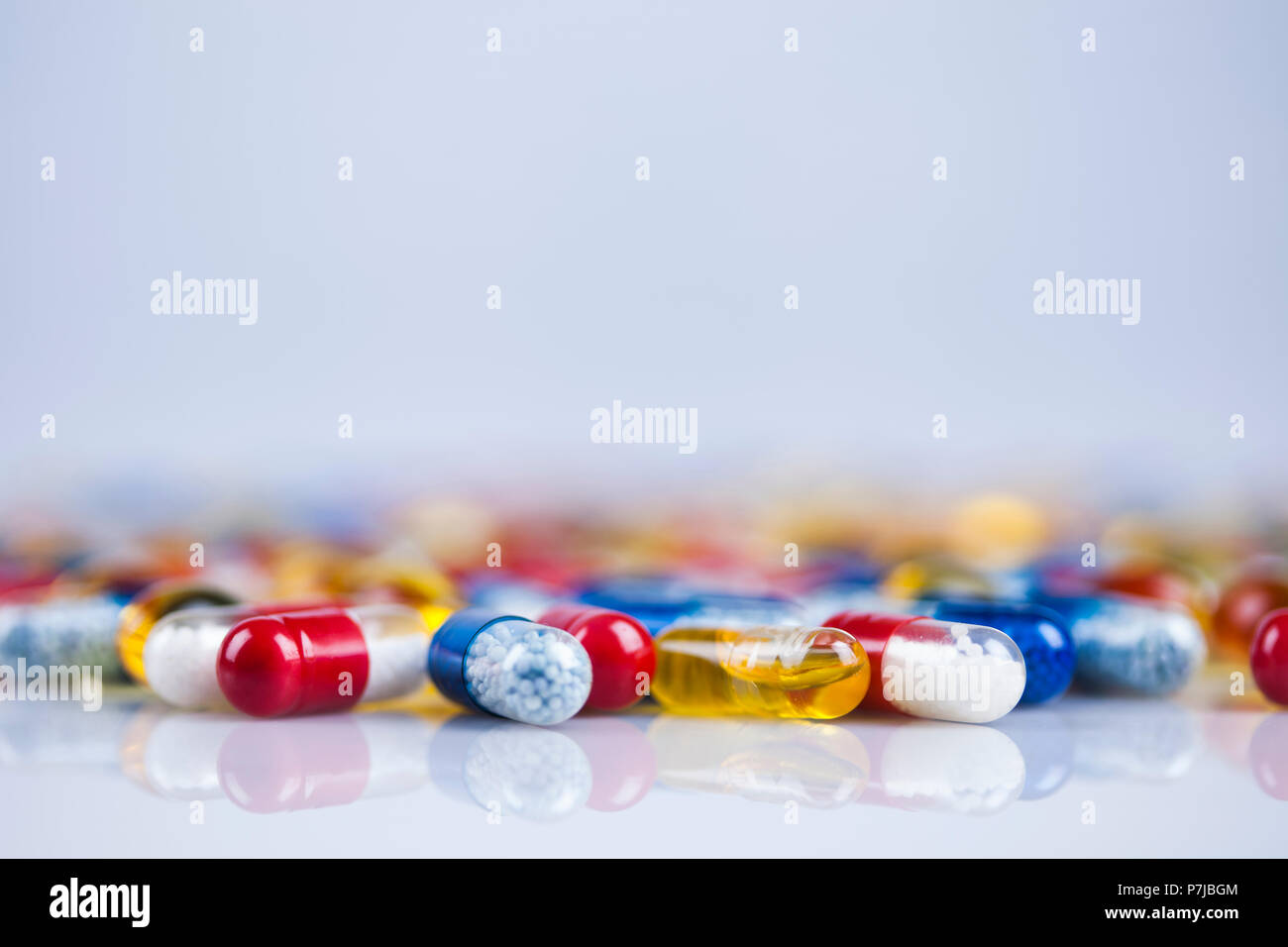 Healthy background, Pills, Tablets, Capsule background Stock Photo - Alamy