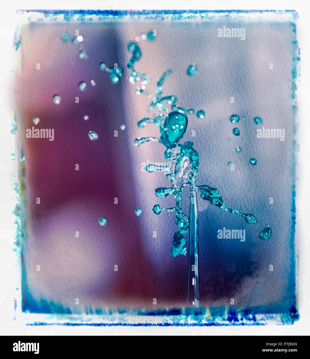 Abstract water droplets Stock Photo - Alamy
