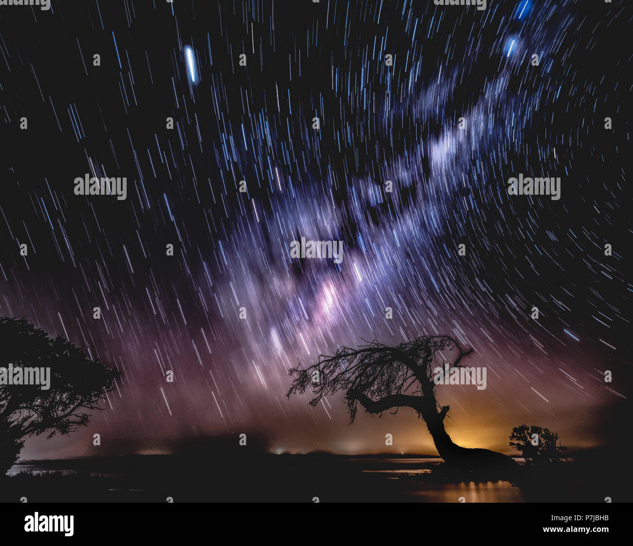 Australia star trail hi-res stock photography and images - Alamy