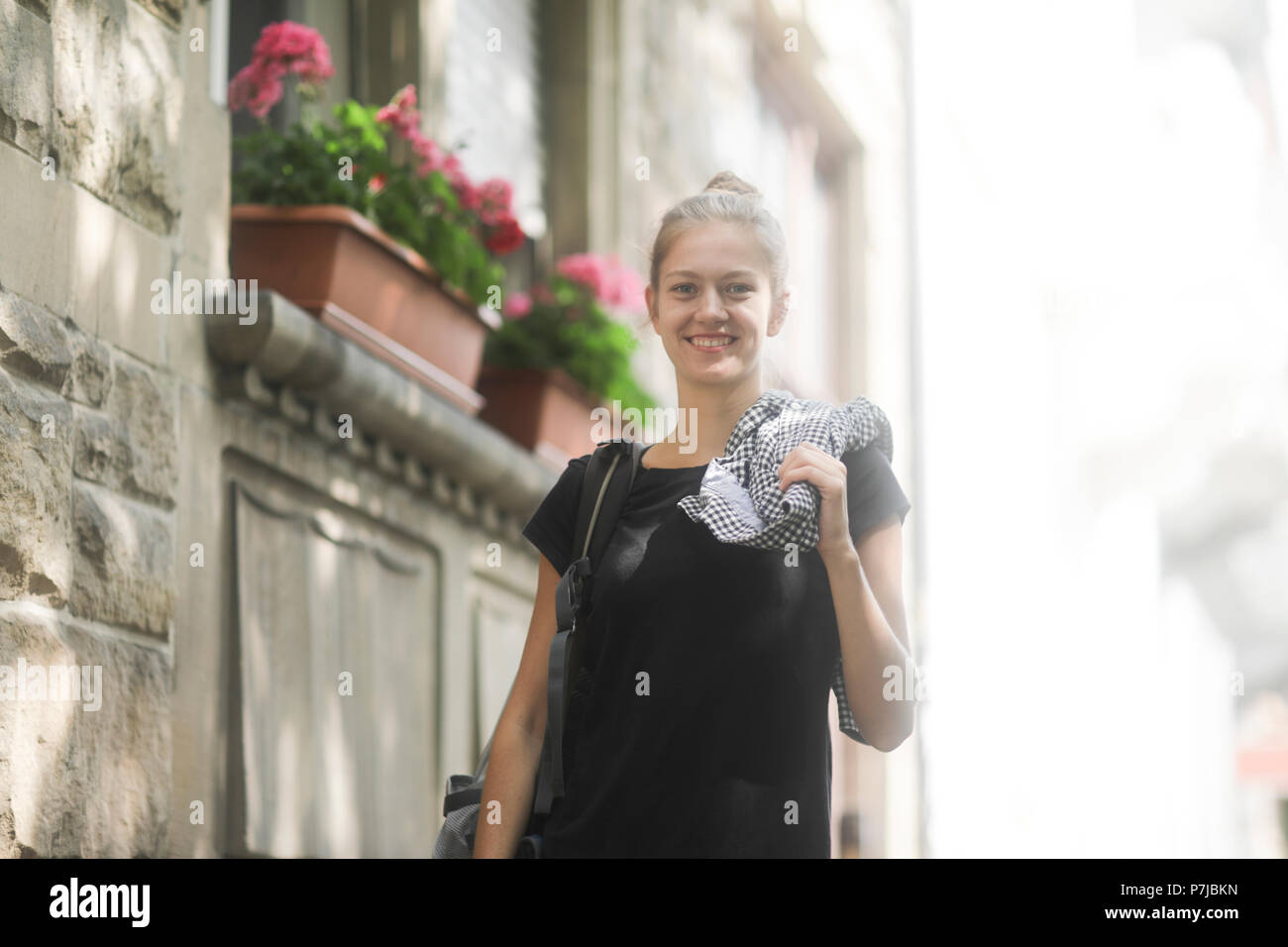 Beautiful women walking street hi-res stock photography and images - Alamy