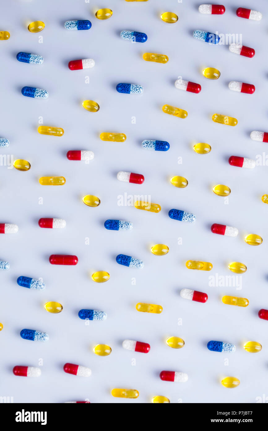 Pills, Tablets, Capsule, Medical background Stock Photo - Alamy