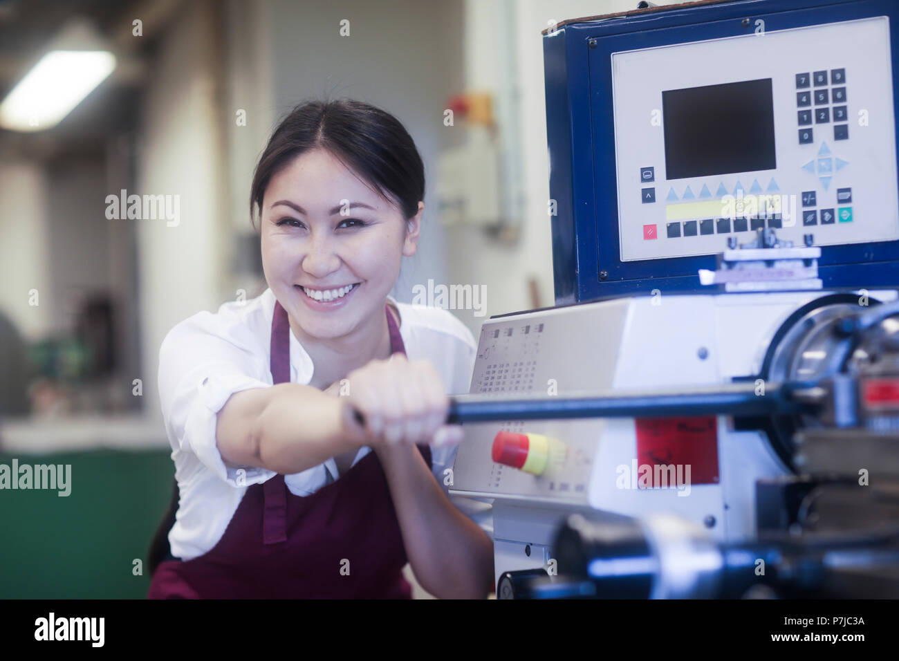 Engineer operating machinery hi-res stock photography and images - Alamy