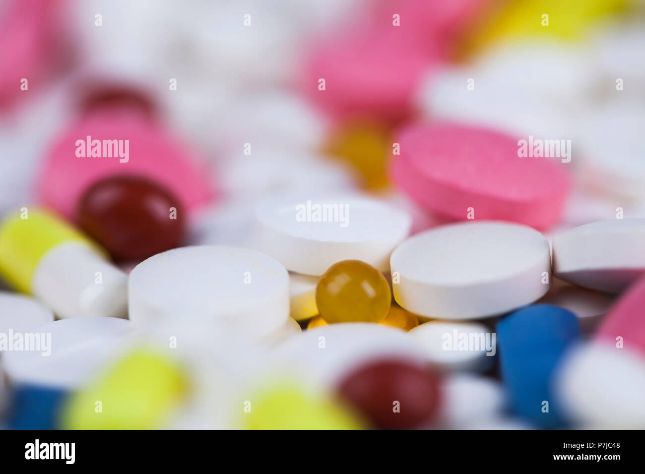 Healthy background, Pills, Tablets, Capsule background Stock Photo - Alamy