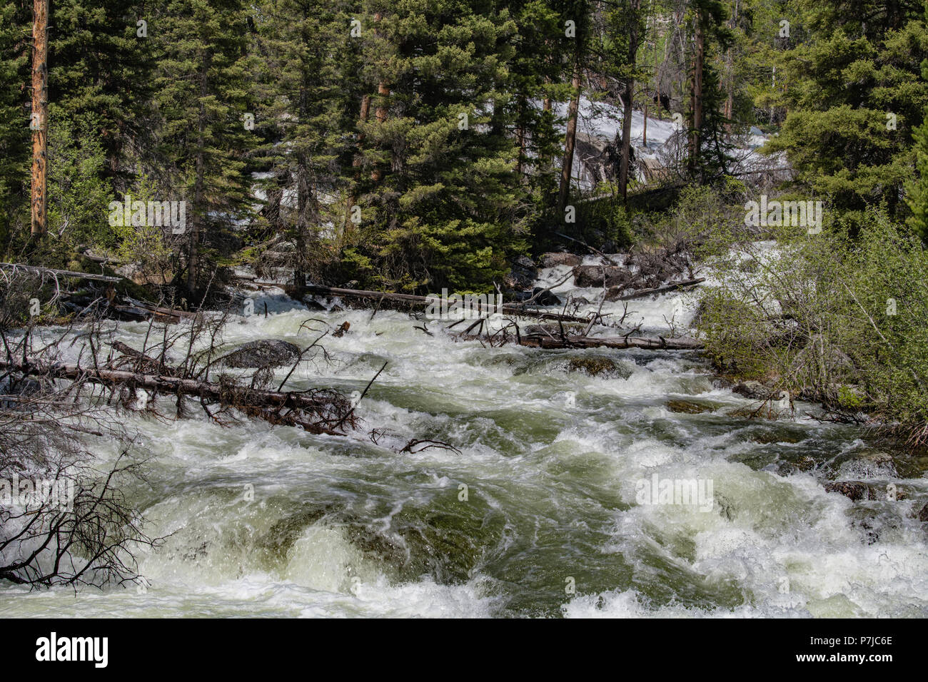 Melting snow ice flowing down mountain hi-res stock photography and ...