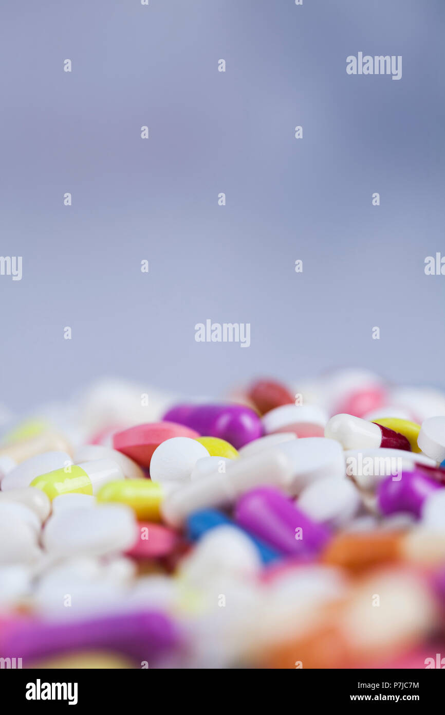 Healthy background, Pills, Tablets, Capsule background Stock Photo - Alamy