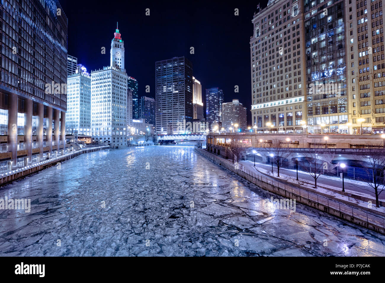 Chicago Winter Skyline