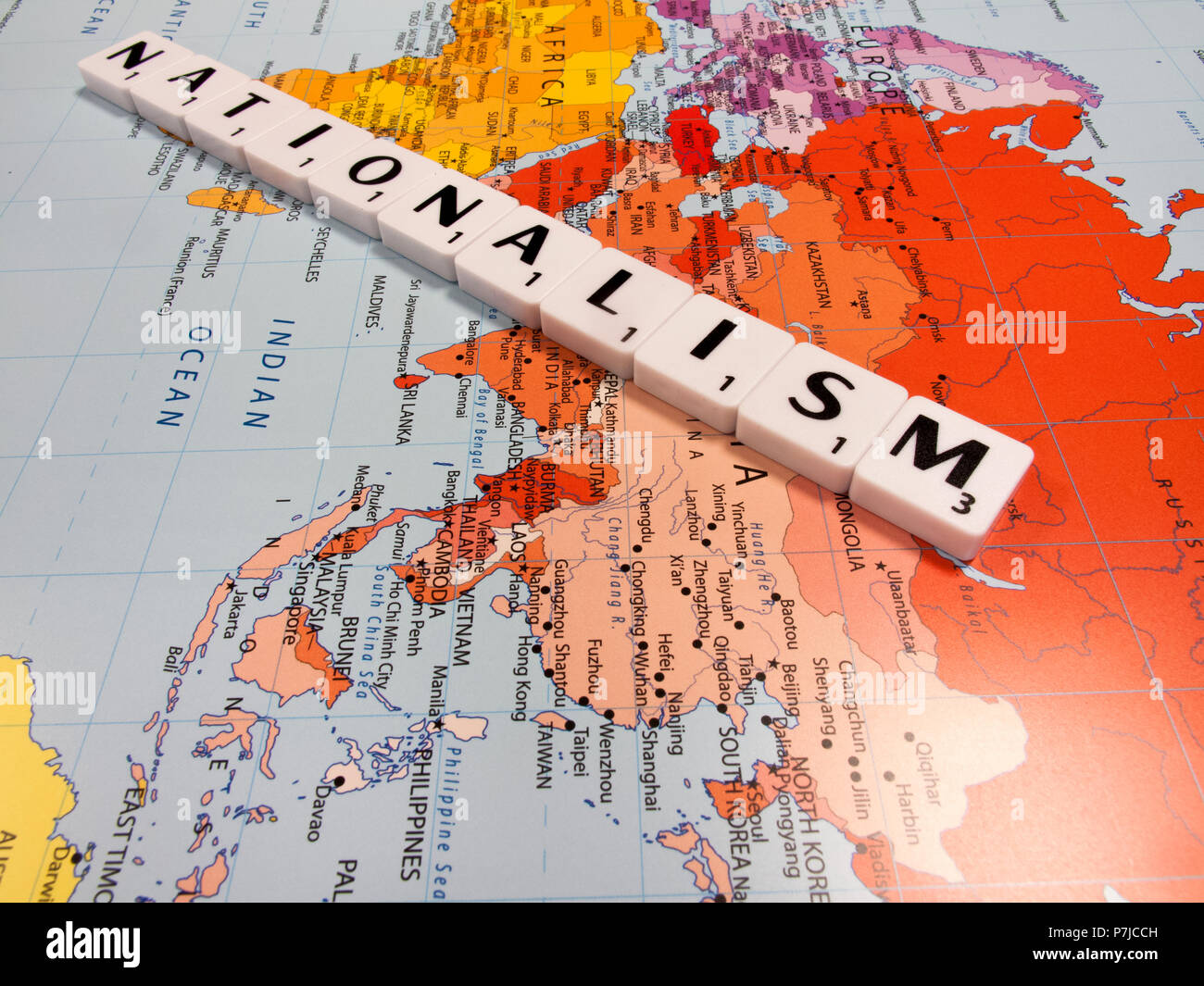 World political system map hi-res stock photography and images - Alamy