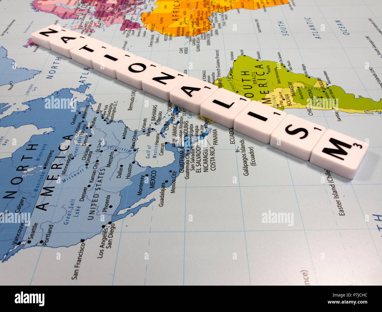 World political system map hi-res stock photography and images - Alamy