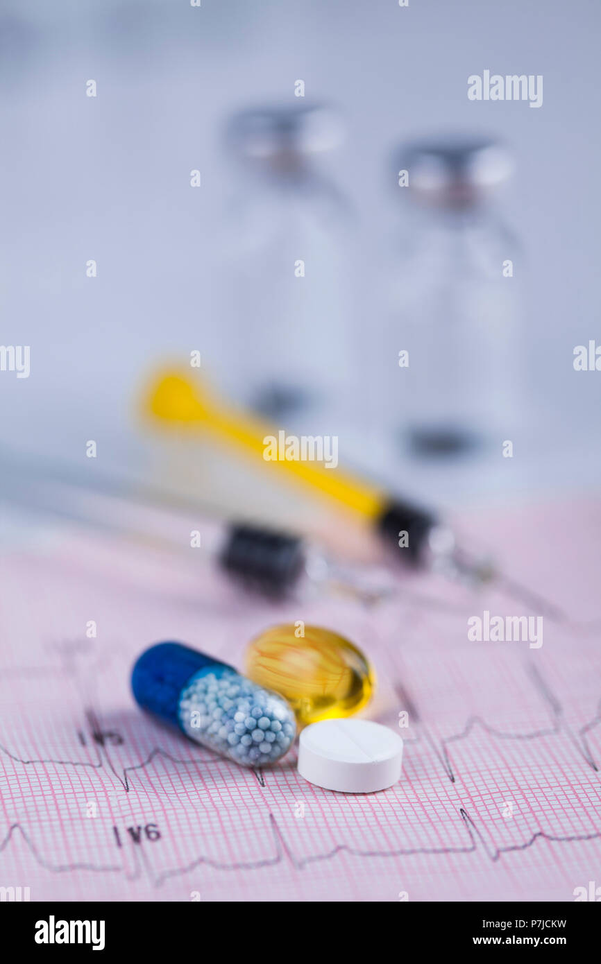 Healthy background, Pills, Tablets, Capsule background Stock Photo - Alamy
