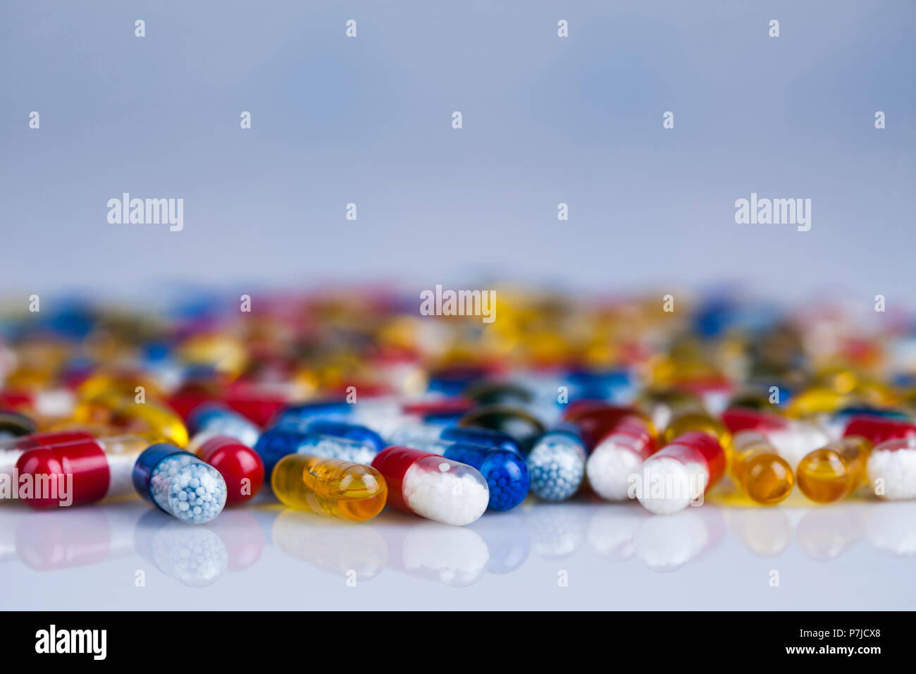 Healthy background, Pills, Tablets, Capsule background Stock Photo - Alamy