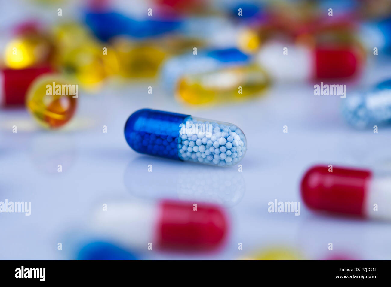 Healthy background, Pills, Tablets, Capsule background Stock Photo - Alamy