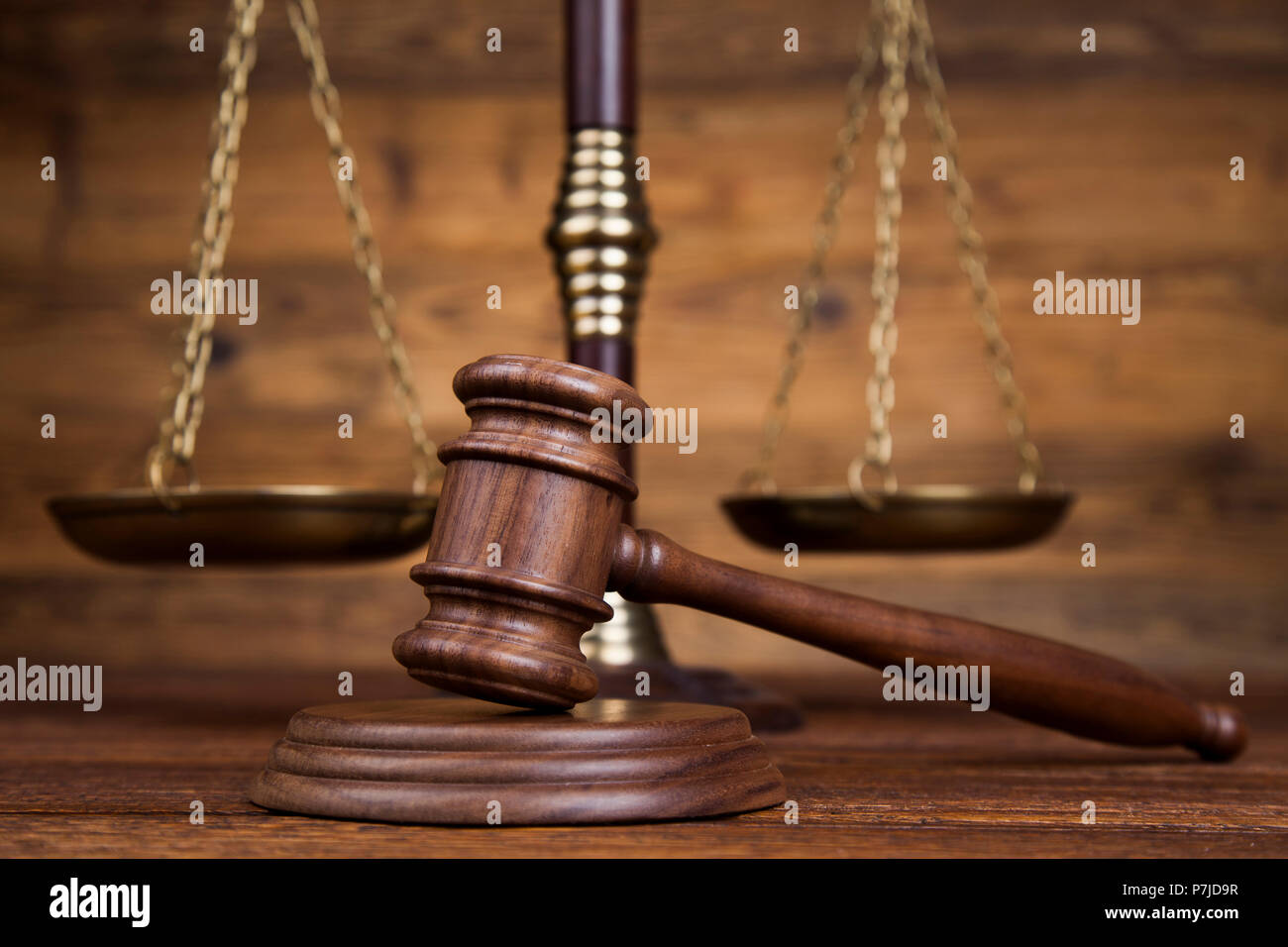 Law theme, mallet of judge, wooden gavel Stock Photo - Alamy