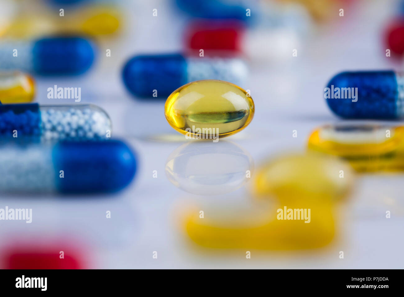 Healthy background, Pills, Tablets, Capsule background Stock Photo - Alamy