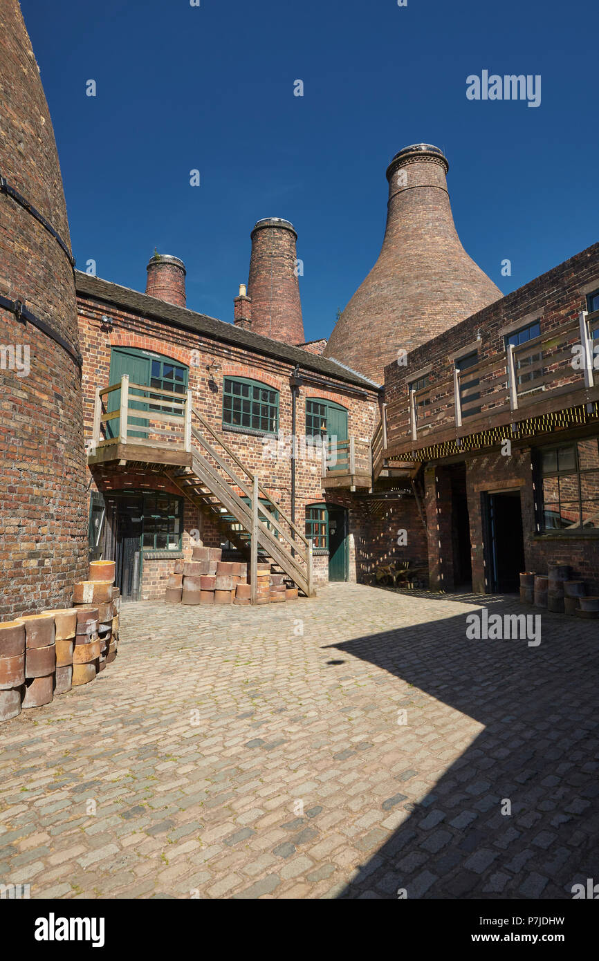 Gladstone Pottery Museum Longton Stoke on Trent Staffordshire England ...