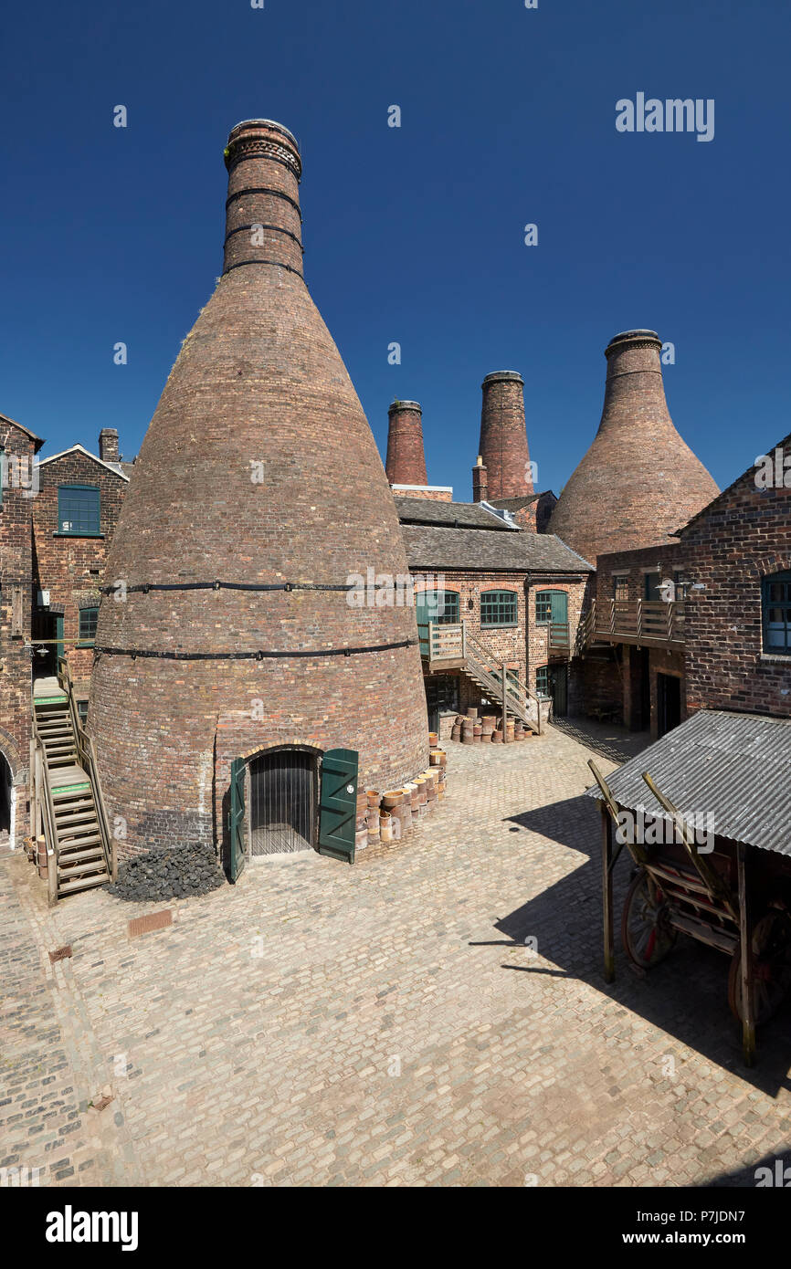 Gladstone Pottery Museum Longton Stoke on Trent Staffordshire England ...