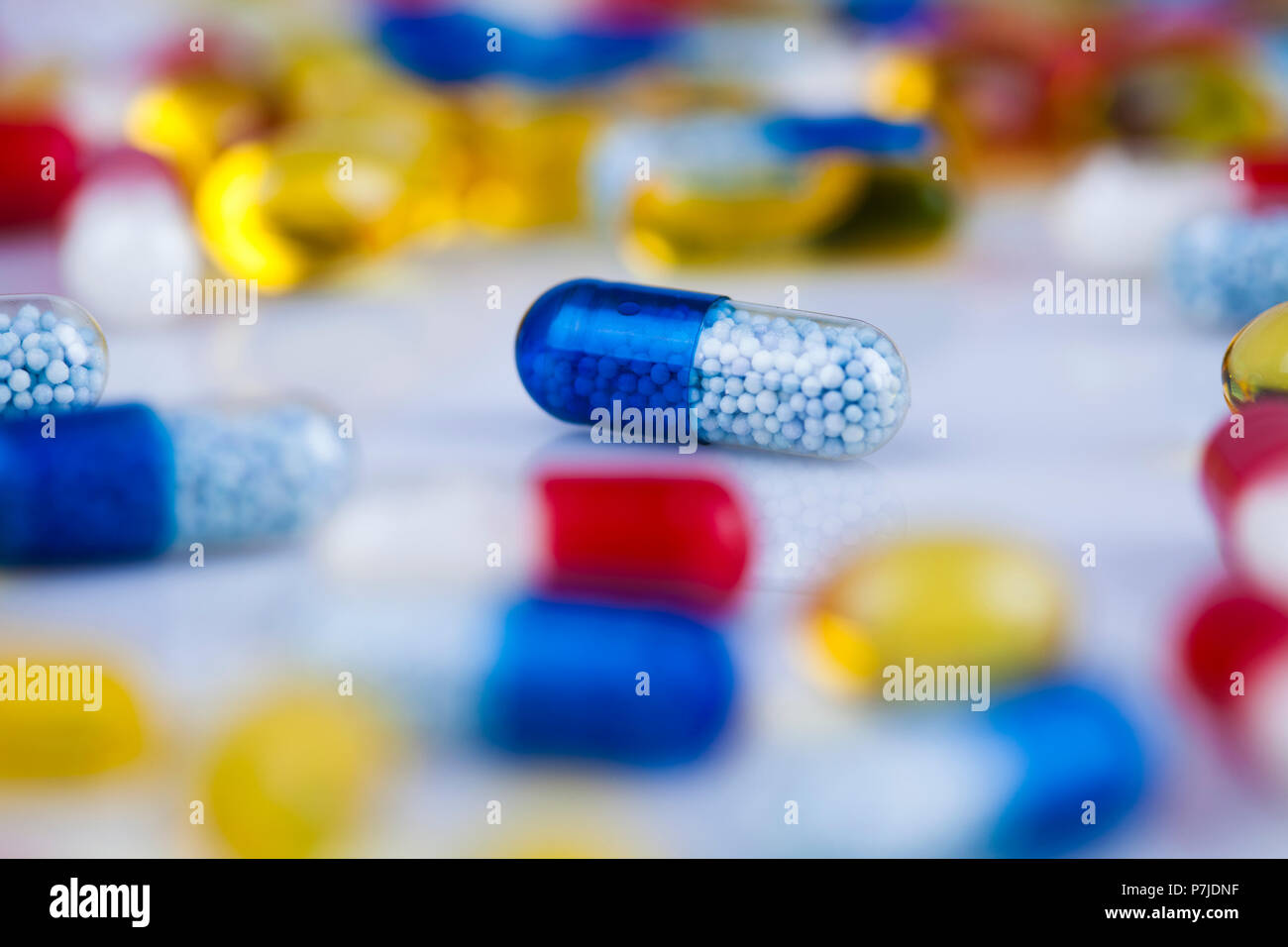 Healthy background, Pills, Tablets, Capsule background Stock Photo - Alamy
