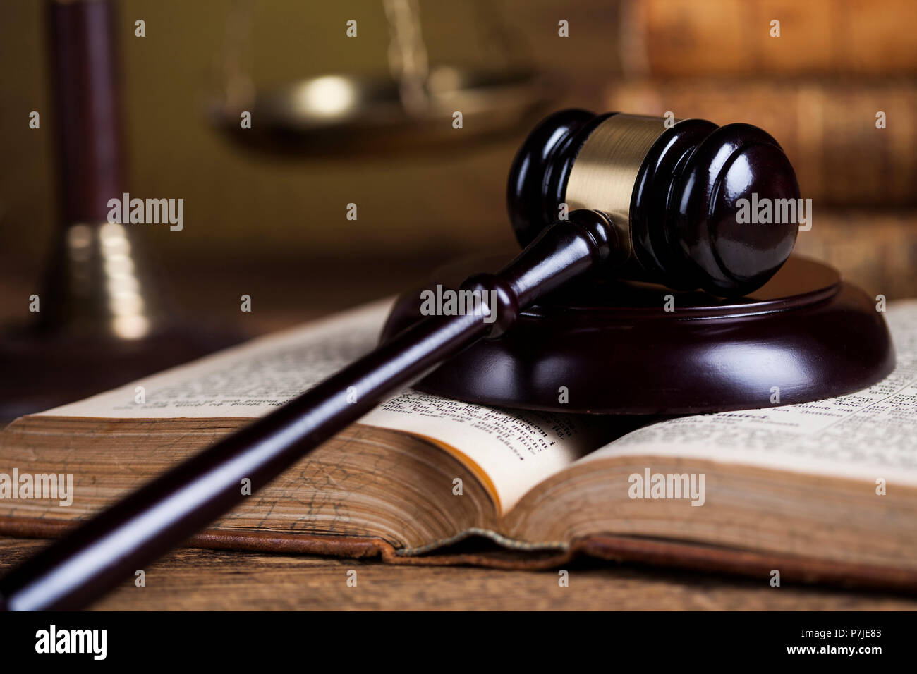 Law and justice concept, legal code and scales Stock Photo - Alamy