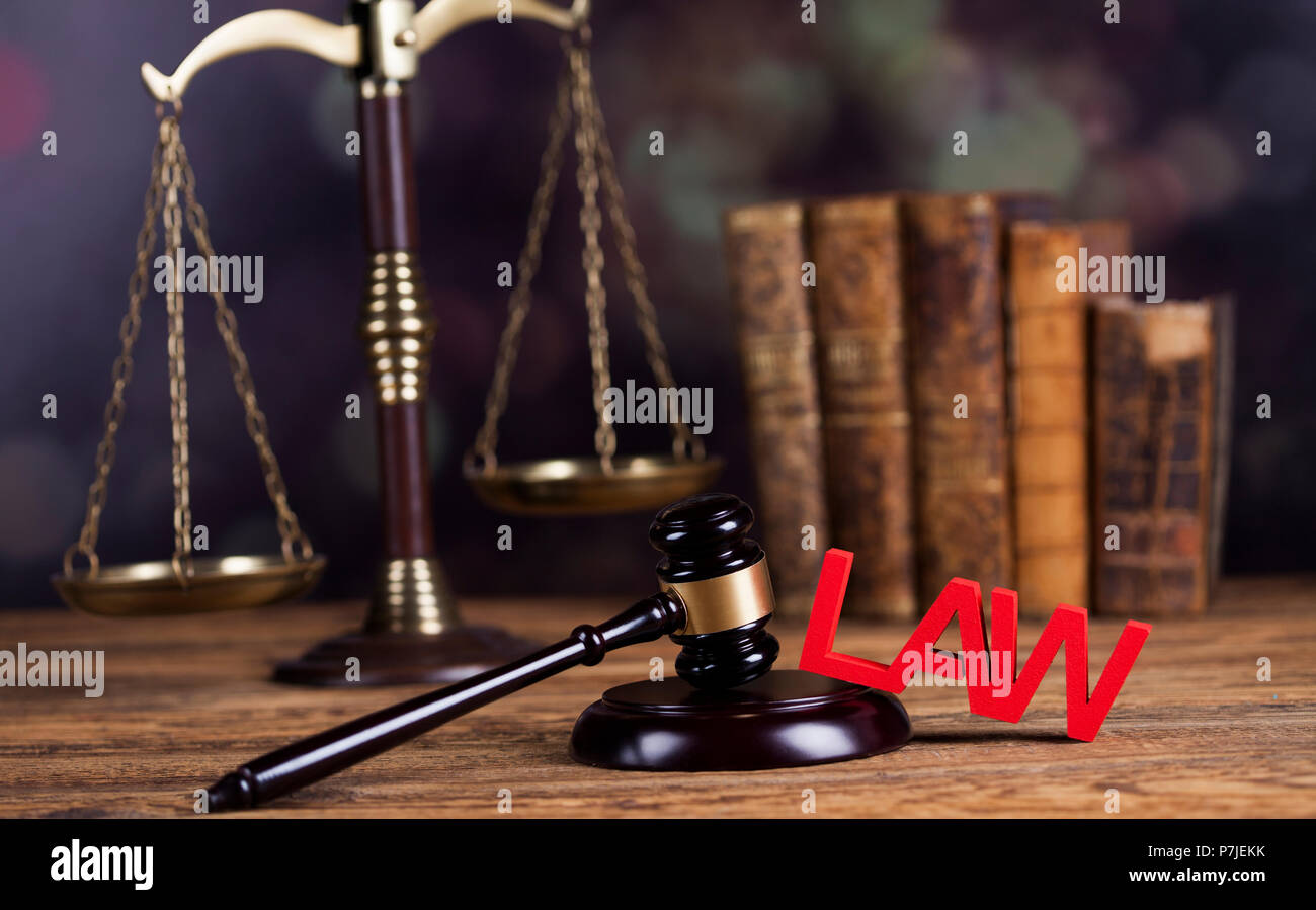 Gavel, Mallet of justice concept Stock Photo - Alamy