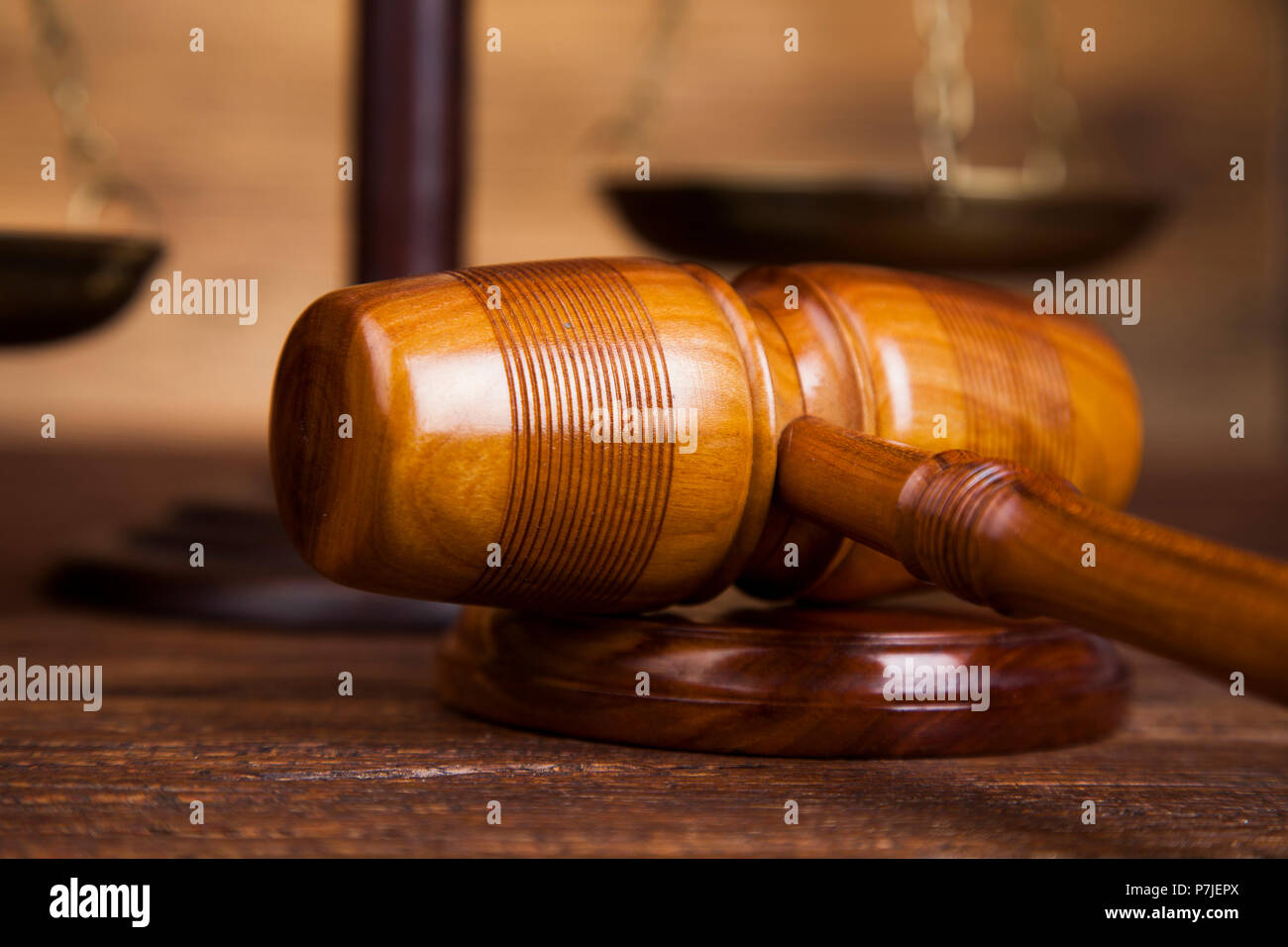 Gavel, Mallet of justice concept Stock Photo - Alamy