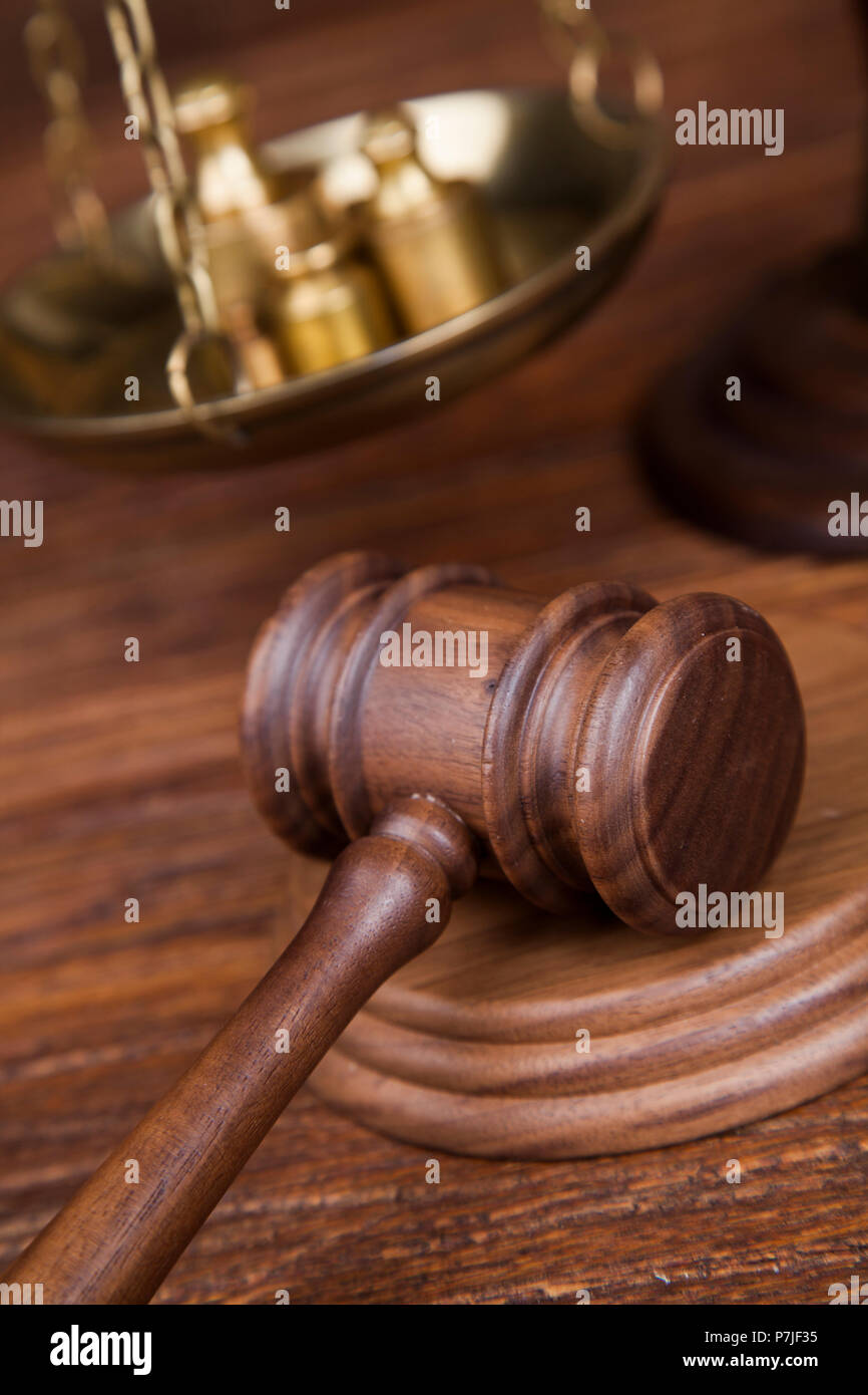 Gavel, Mallet of justice concept Stock Photo - Alamy