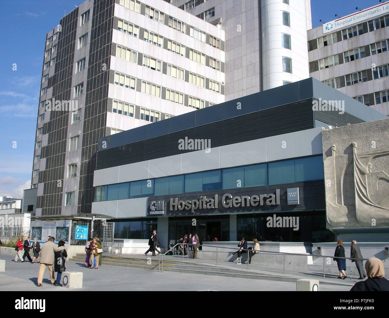 HOSPITAL GENERAL. Location: HOSPITAL LA PAZ, MADRID, SPAIN Stock Photo ...