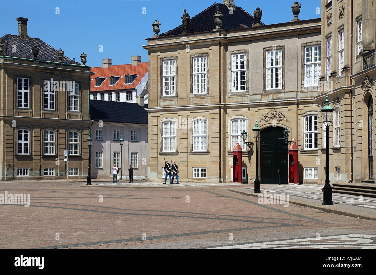 COPENHAGEN, DENMARK - MAY 16, 2018 One of the four royal palaces of ...