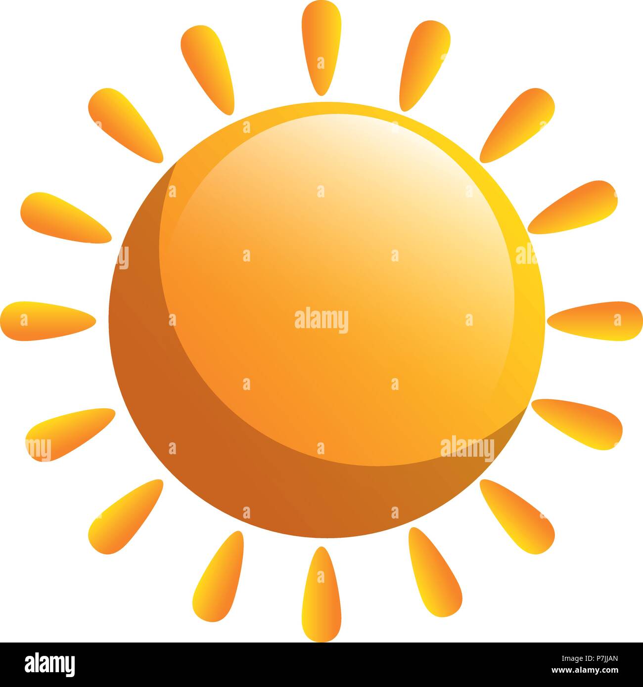 summer sun isolated icon vector illustration design Stock Vector Image ...