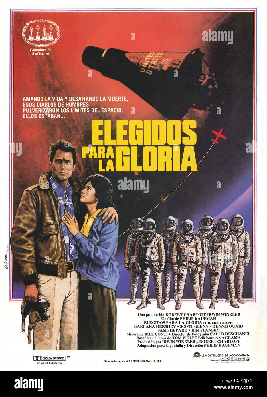 Original Film Title: THE RIGHT STUFF. English Title: THE RIGHT STUFF ...