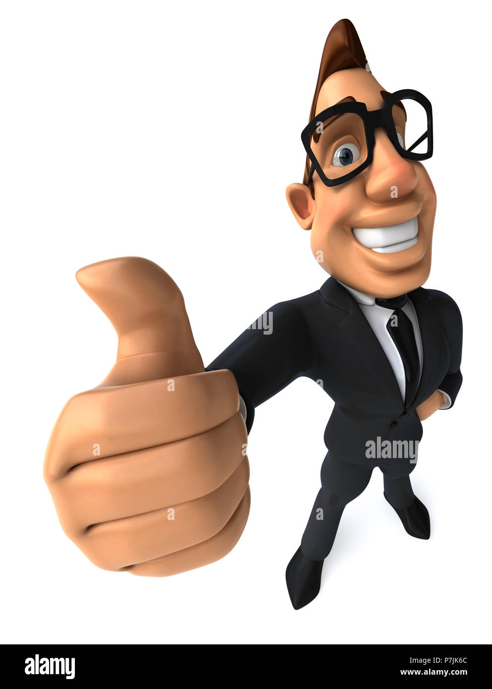 Fun business man Stock Photo - Alamy