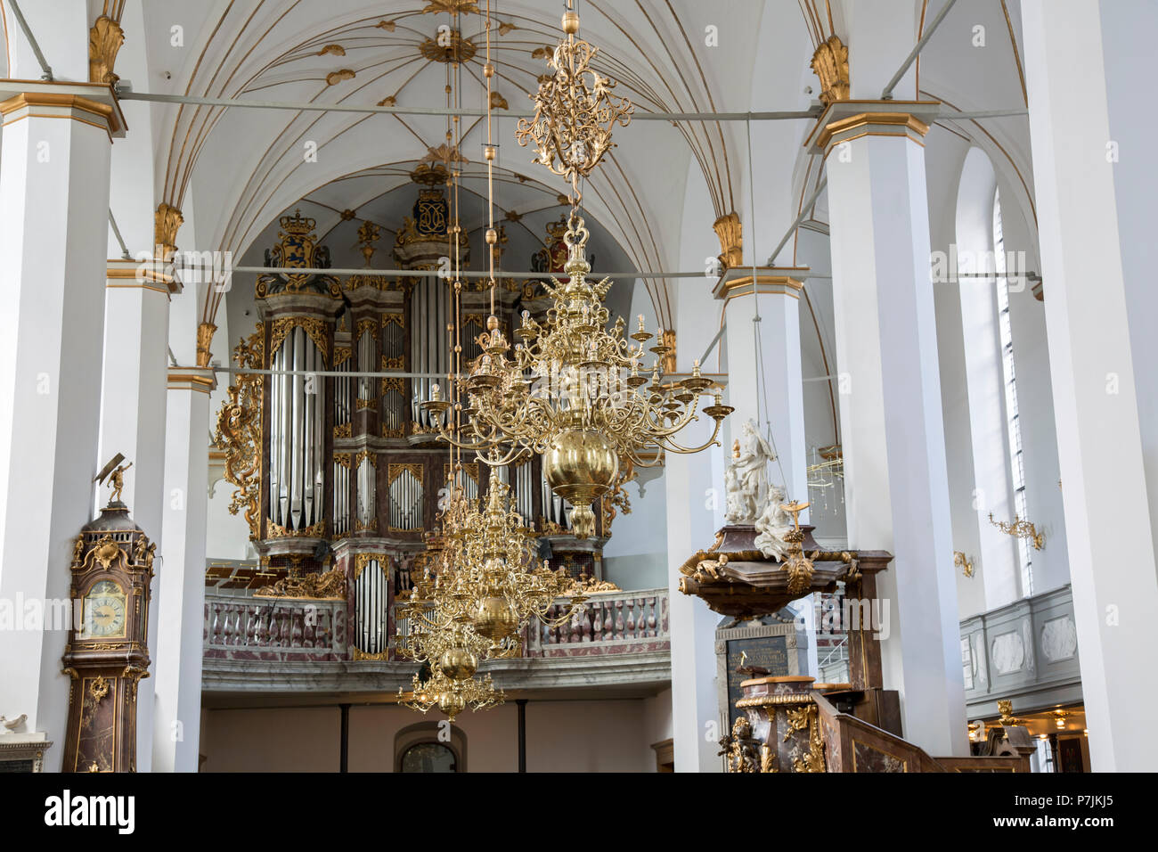Trinitatis Church Organ, Copenhagen; Denmark Stock Photo - Alamy
