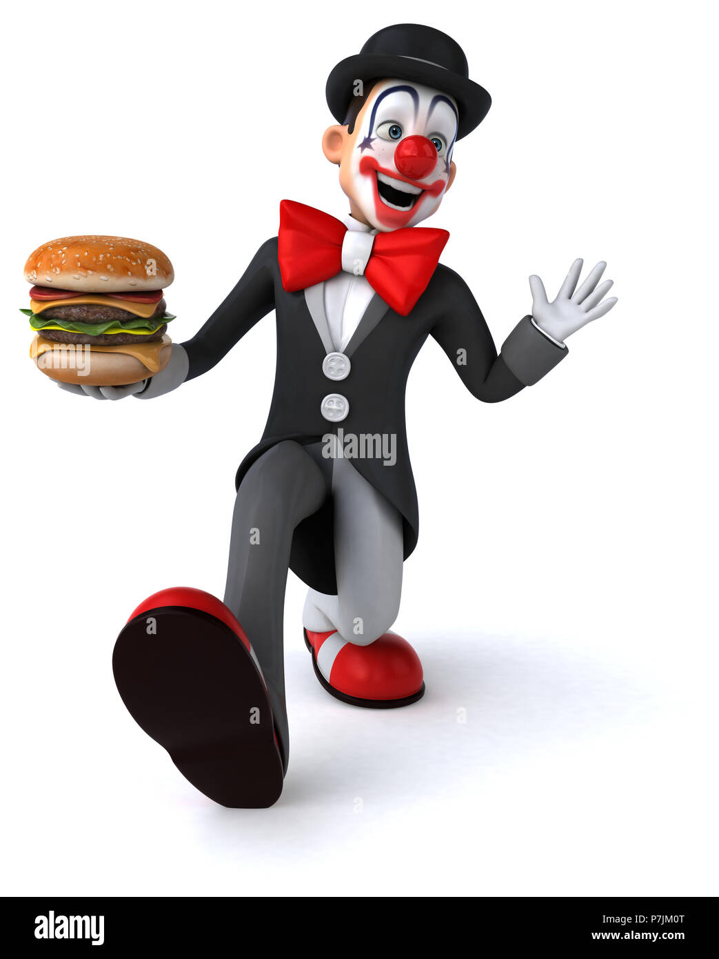 Hamburger happy clown hi-res stock photography and images - Alamy