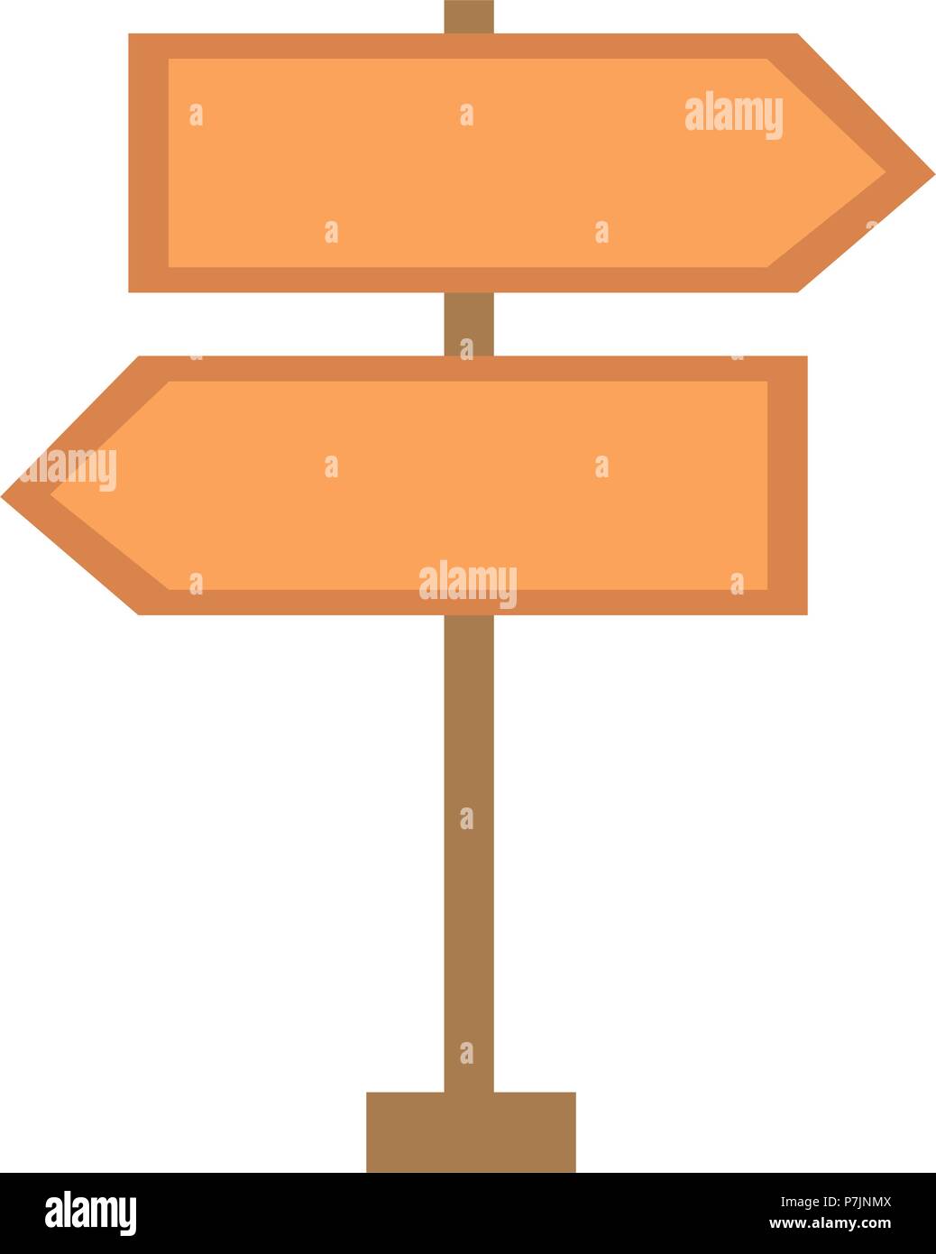 route wooden arrows signal Stock Vector Image & Art - Alamy