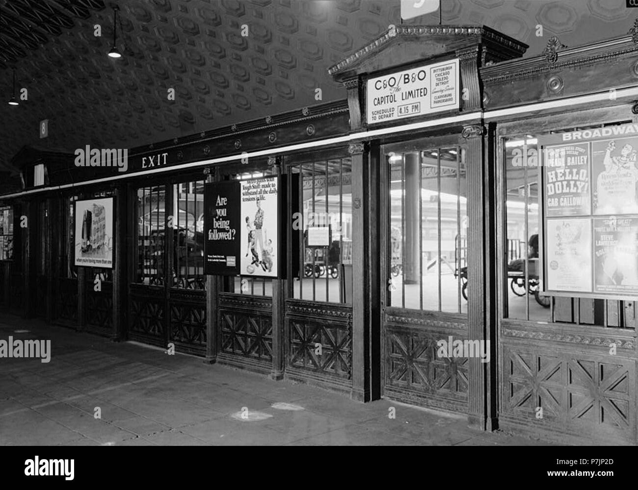 26. INTERIOR, DETAIL, TRAIN GATES - Union Station030035pv Stock Photo ...