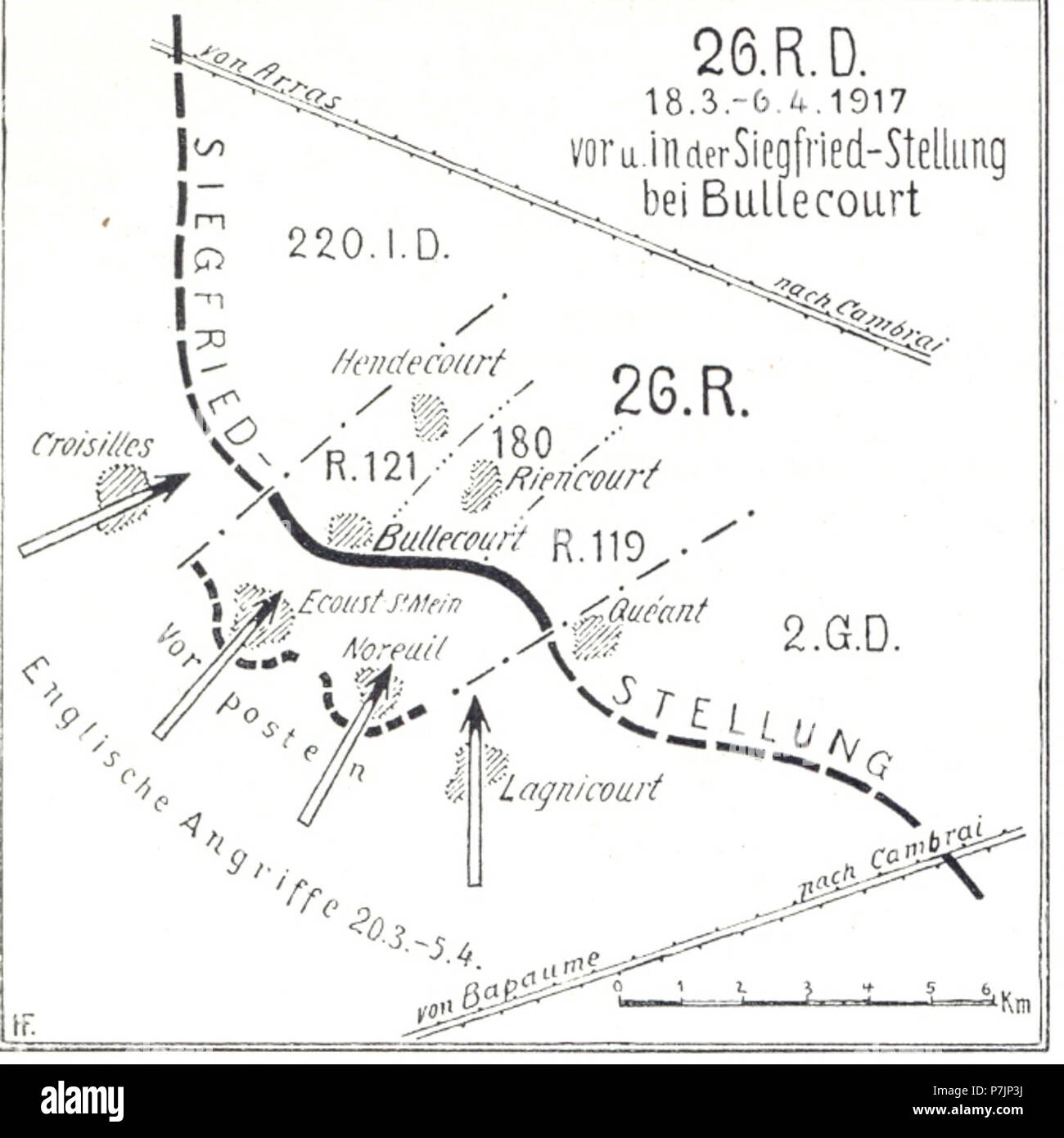 26. R.D. Bullecourt 1917 Stock Photo - Alamy
