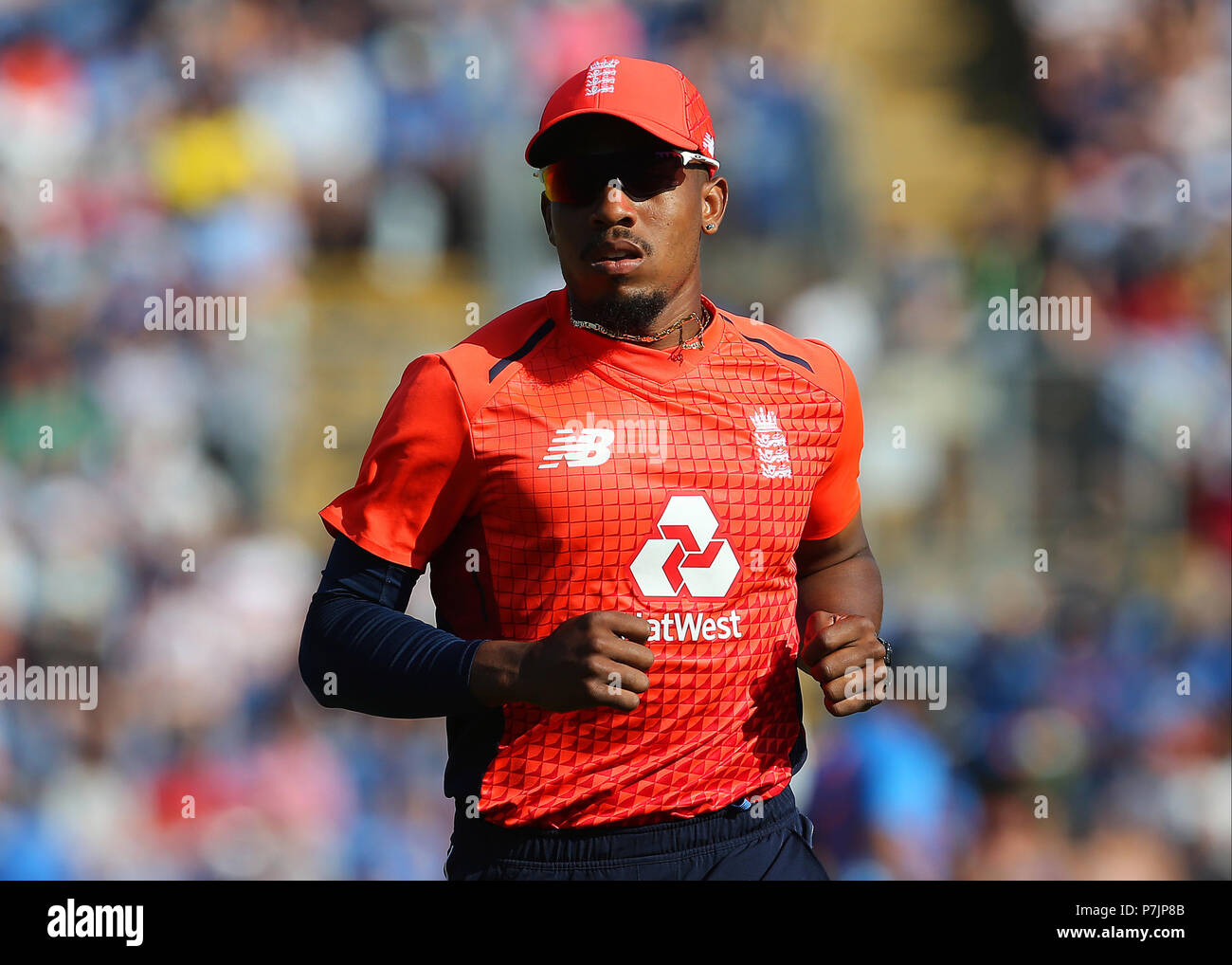 England's Chris Jordan in fielding action during the Vitality IT20 ...