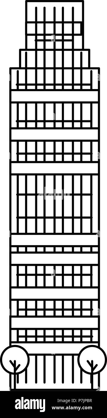 skyscraper building facade icon Stock Vector Image & Art - Alamy