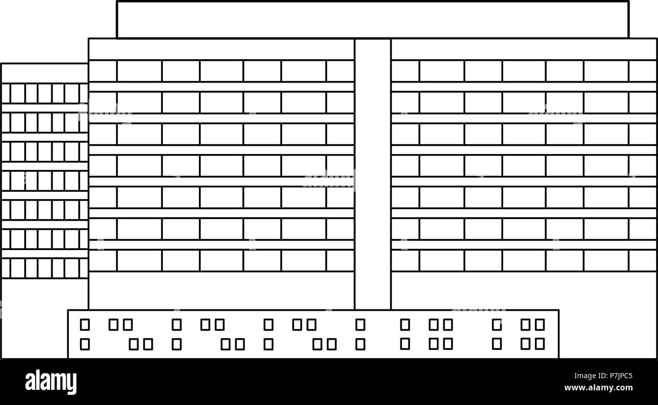 big building facade icon Stock Vector Image & Art - Alamy